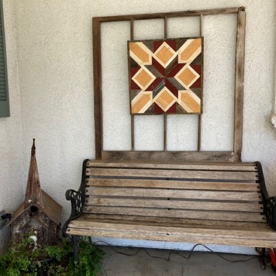 Swoon Pattern Barn Wood Quilt Square Wall Hanging - Etsy