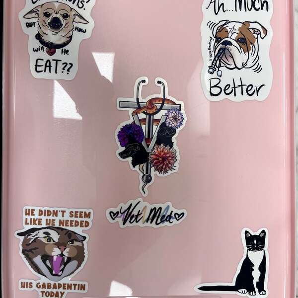 IV Catheter Sticker, Waterproof Sticker, Laminated Sticker, Vet Med ...