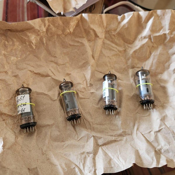 Matched Quad 6J9P-E /e180f/6688/ef861.vacuum Pentode Tube.amp/preamp ...