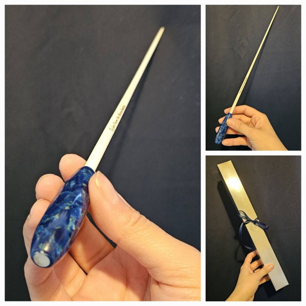 Personalized Music Conductor Baton: Olivewood With Lacewood Shaft Plus ...