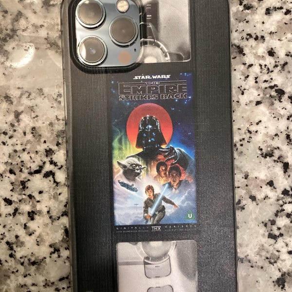 Retro VHS Phone Case Horror Movie Cover Fit for iPhone 16 Pro Max, 15 ...