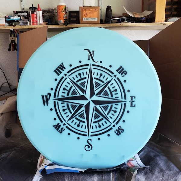Compass Rose Stencil - Reusable Compass Stencils, Large Compass ...
