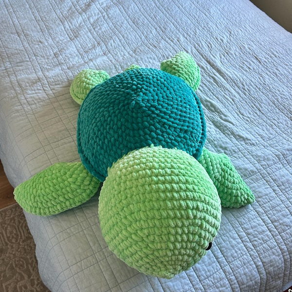 Crochet Jumbo Turtle (human Size) Pattern PDF Download Extra Large ...