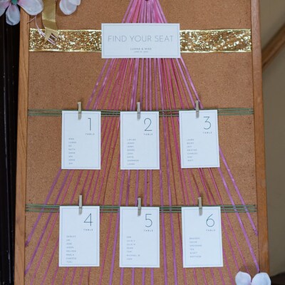 Modern Wedding Triangle Table Number Template Trifold Table - Etsy