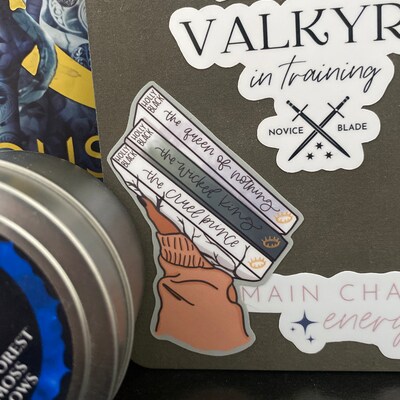 Cruel Prince Book Stack Vinyl Sticker, Bookish Sticker, Reading, Book ...