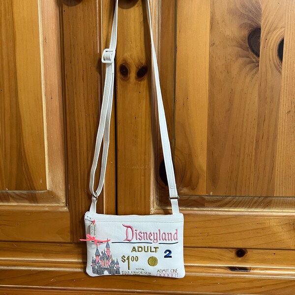 Park Ticket Bag (2 Sizes) - Digital Embroidery File, 5x7 and 6x9, in ...