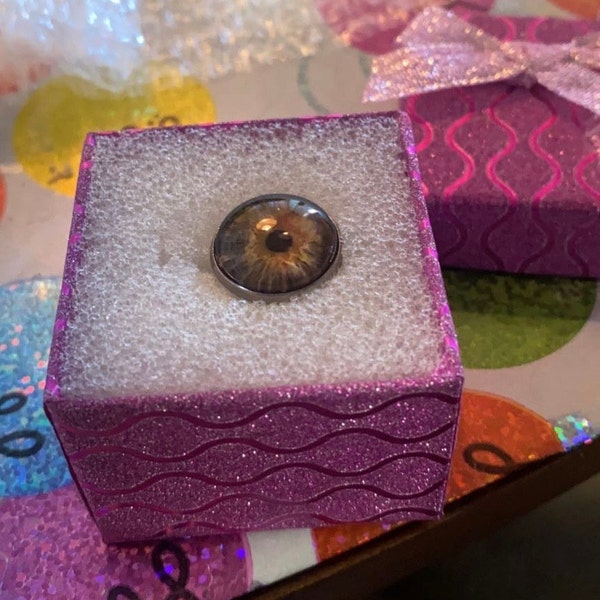 Human Eye Ring Eye Jewellery Girlfriend Gift Human Eye Jewelry Eye Ring ...