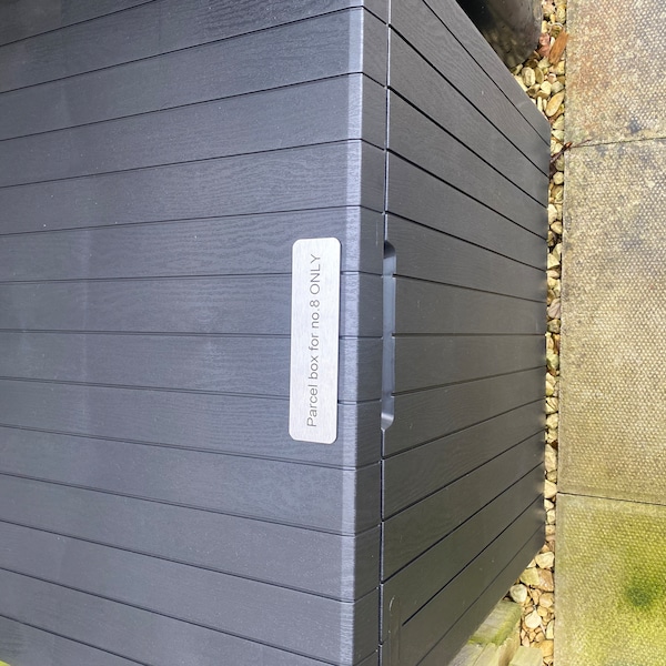 ADD YOUR TEXT to Personalized Custom Made Brushed Silver Signs for ...