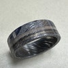 Cremation Ring - Oyster Inlay - Ocean Blue - Cremation Jewelry - Oyster ...