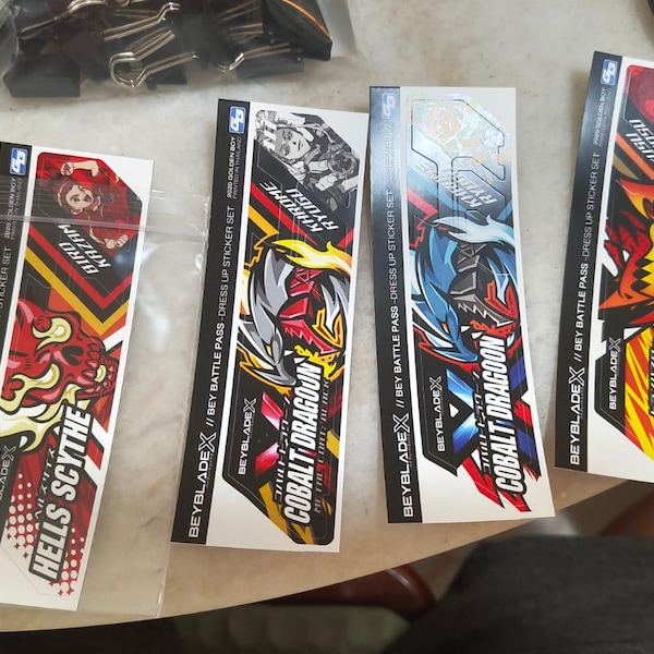 Beyblade X_battle Pass Sticker - Etsy