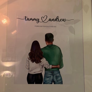 Personalised Couple Print Couples Gift Gift for Her - Etsy