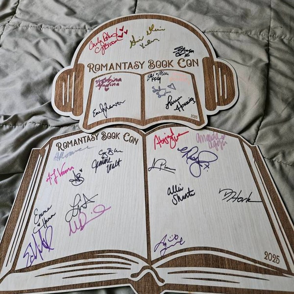 Book Stack Signing Board - Etsy