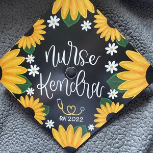 Custom eucalyptus Greenery Graduation Cap Topper/ | Etsy