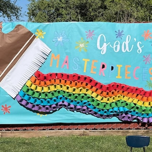 Christian Back-to-school Door Decor: Masterpieces - Etsy