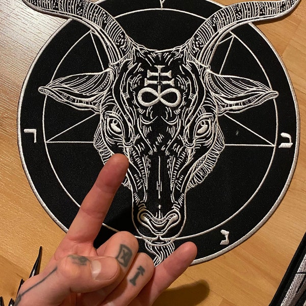 PENTAGRAM Large Back Patch Pour Gilet De Motard Personnalisé - Etsy