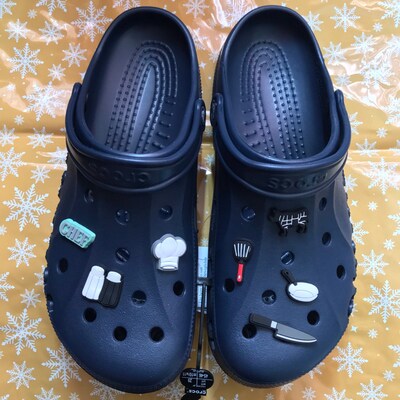 Chef Croc Charm Cooking Shoe Charm Knife Croc Charm Salt and Pepper ...