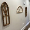 Round Wood Wall Decor Farmhouse Window Frame - Etsy