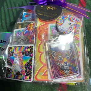 Lisa Frank Keychains, 90's Inspired, Choose One, Party Favors ...