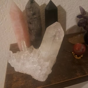 Pink Amethyst Flower Towers - Etsy
