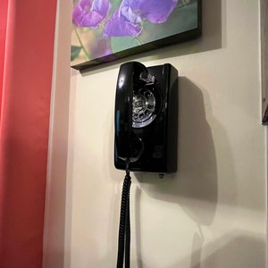 Vintage Fully Restored Rotary Wall Telephone - Ivory - Etsy