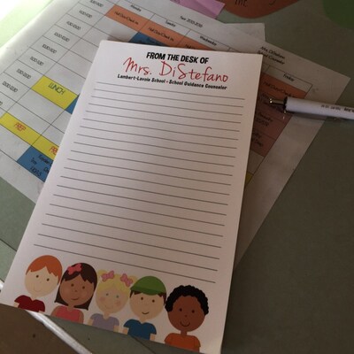 Teacher Notepads Happy Kids Notepads Personalized Notepads - Etsy