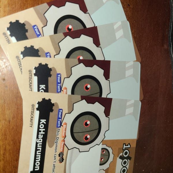 Digimon - Uka-no-mitama Tokens (4 Copies) - Etsy