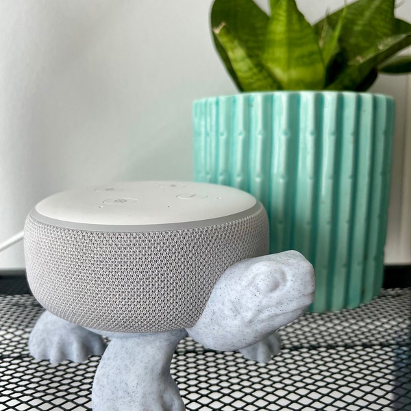 Tortoise Turtle Holder for Amazon Echo Dot 3rd Gen - Alexa - Stand ...