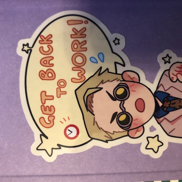 Get to Work Sticker - Etsy