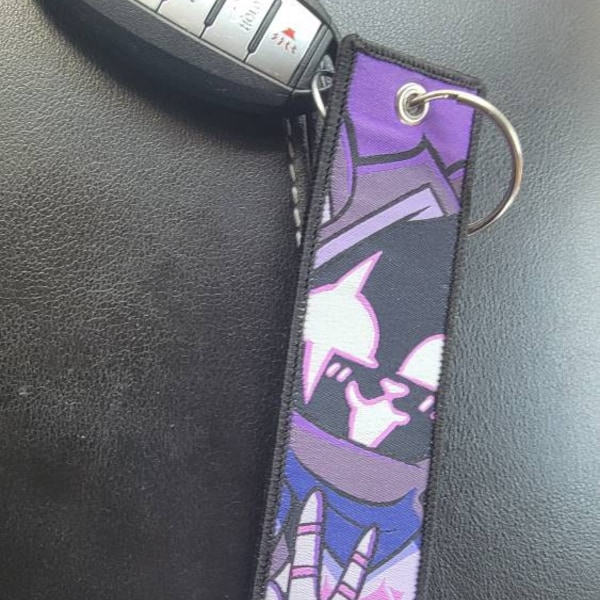 Embroidered Jet Tag Keychains | 1" X 4" - Etsy