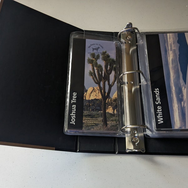 National Park Map Binder - Etsy