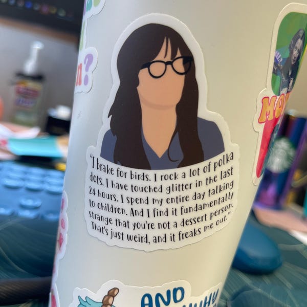 Jess Sticker | Jessica Day Quotes | I Know I’m Gullible Quote | New ...