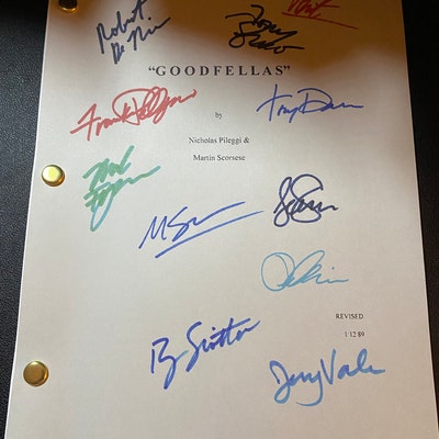 The Fast and Furious Signed Script Screenplay X5 Vin Diesel - Etsy