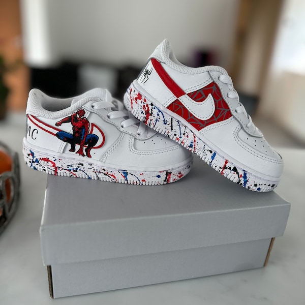 Sesame Street Elmo Cookie Monster Inspired Air Force 1 Trainers ...