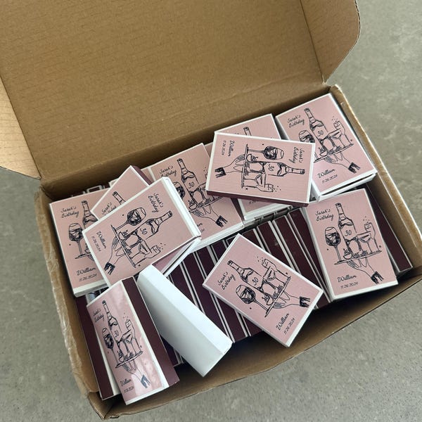 Personalized Wedding Matchbox,wedding Matches,bridal Shower Favors ...