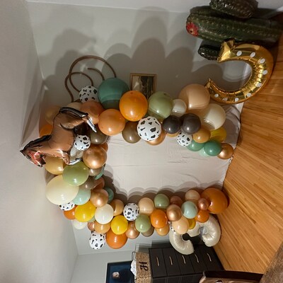 Wild West First Rodeo Birthday Party Decor for Boy Cowboy Balloon ...