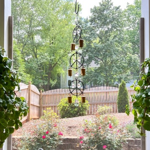 Iron Peace Sign Crystal Wind Chime Sun Catcher - Etsy