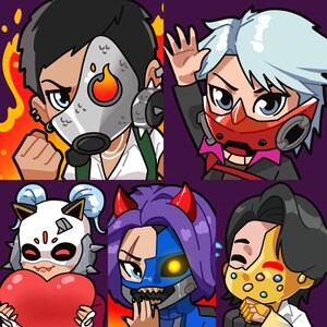 Ghostface LOL Laughing Animated Twitch, Discord or Youtube Emote - Etsy