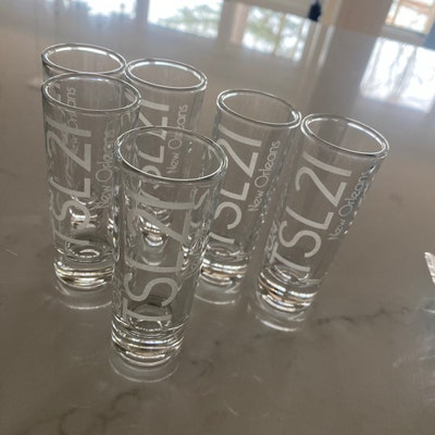 Custom Laser Engrave Tall Shot Glasses, SHIPS FAST, Etched Shot Glass ...