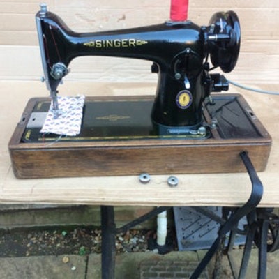 Antique Singer Model 66, 66k Lotus Decals Sewing Machine Head Only - Etsy