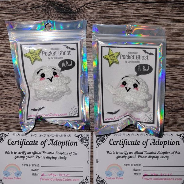 No Sew Ghost Stress Ball Crochet Pattern PDF Digital Download - Etsy