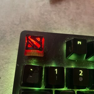 Horror TV Tab Keycap, Artisan Keycaps, Gothic Keycap, Custom Keycap, 3d ...