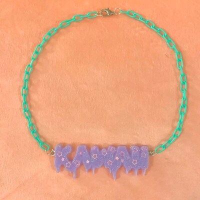 Plastic Chain 7mm Delicate Mint Green Plastic Chain 55 Inches or 140 Cm ...