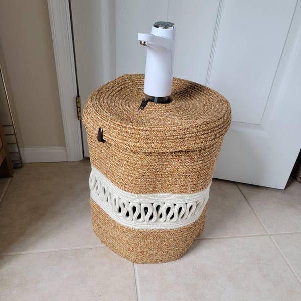 Carboy Cover, Decorative Water Bottle Cover, 19L Dispenser Sleeve ...