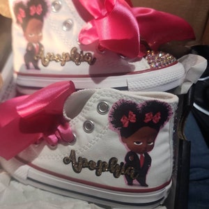 Troll Bling Shoes Birthday Outfit Custom Shoes Pink - Etsy