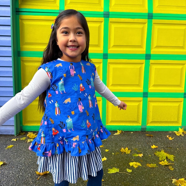 ISLA Tulip Back Swing Top EASY PDF Sewing Pattern/a4/a0/projector Files ...
