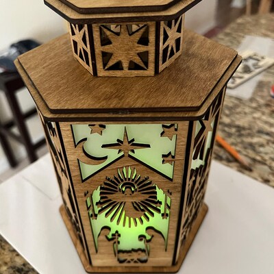 Dad & Daughter Shadow Box SVG, Standing Dad and Daughter Multilayer ...