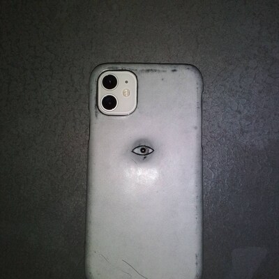 Eye Phone Case,3d Eyes iPhone Case,evil Eyes Phone Case Genuine Leather,unique Custom - Etsy