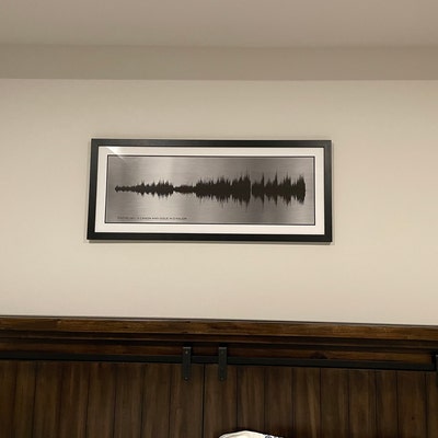 Song Soundwave Sentimental Gift for Him Favorite Song in Sound Waves ...