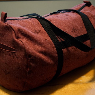 Canvas Duffle Bag Canvas Bag Gym Bag Sewing Pattern - Etsy