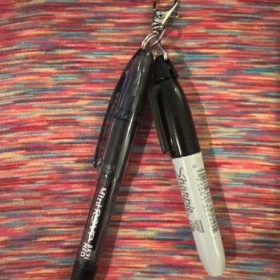 Mini Sharpie for Badge Reel, Nurse Mini Pen Keychain, Badge Reel Mini ...